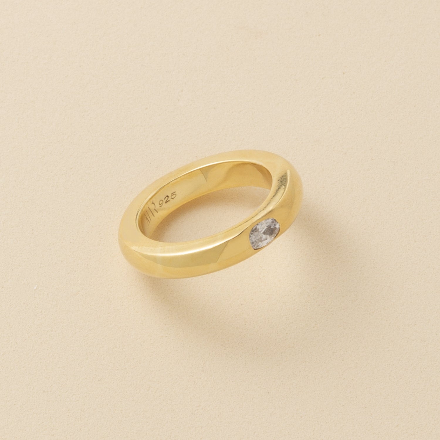 ANILLO CIRCLE SHINE GOLD – MAR ATELIER